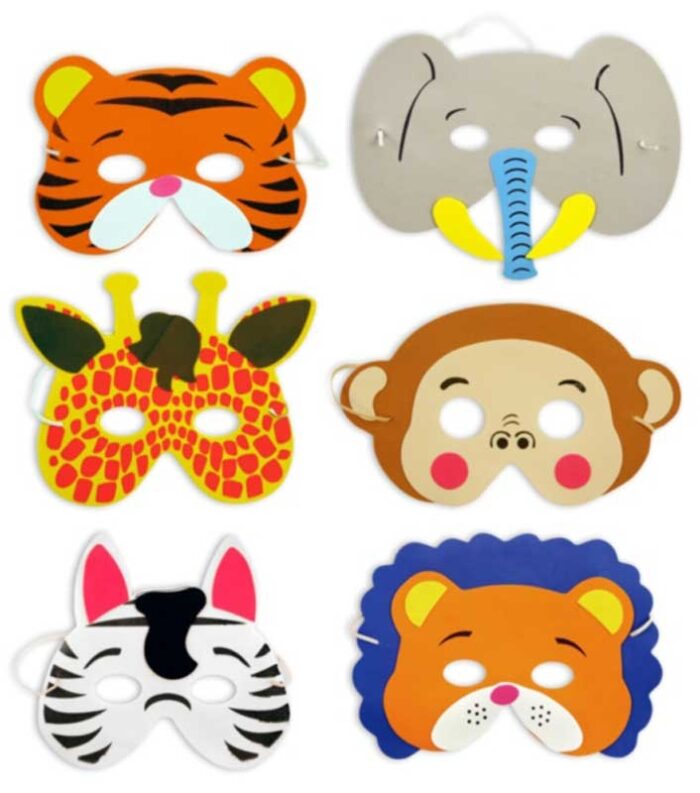 Jungle Animal Masks - HAPPA Direct