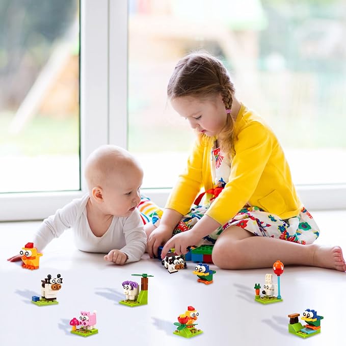 Mini Farm Brick Animals - HAPPA Direct