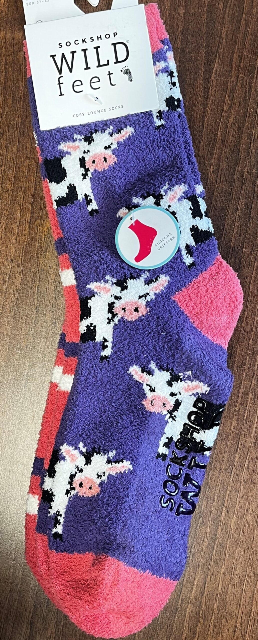 Wildfeet Fluffy Cow Socks 2 Pack - HAPPA Direct